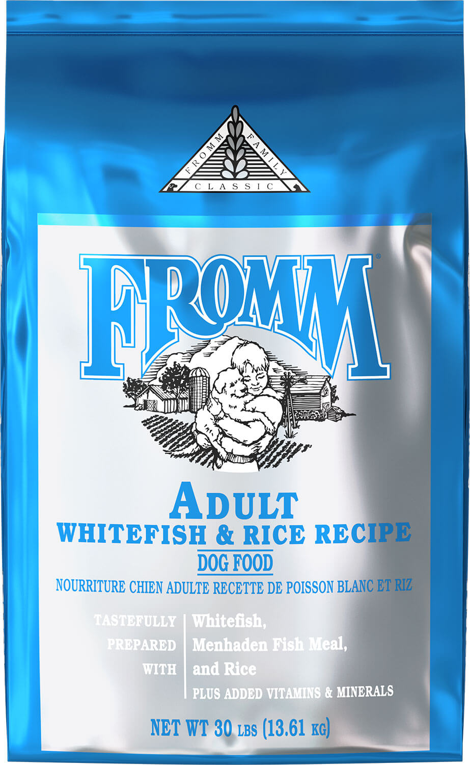 Classic Adult Whitefish & Rice Recipe 30 lb – Adams Tack