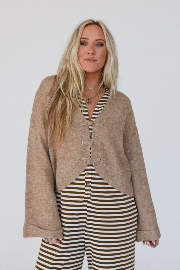 Kendra Coffee Cardigan – Adams Tack